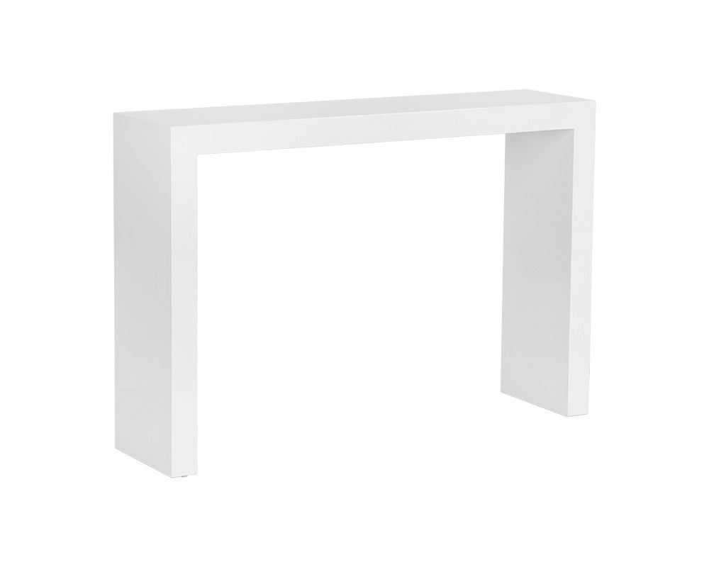 Arch Console Table - High Gloss White