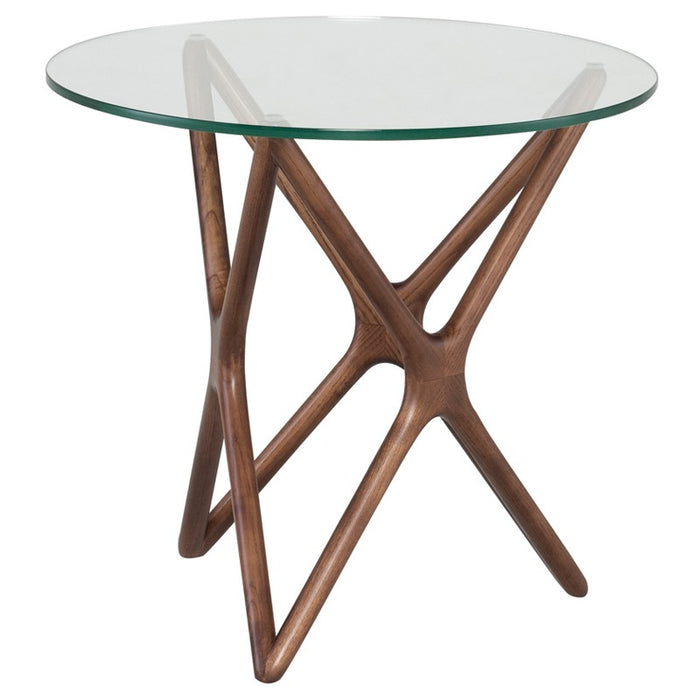 Star Walnut Stained Ash End Table - Urban Manor